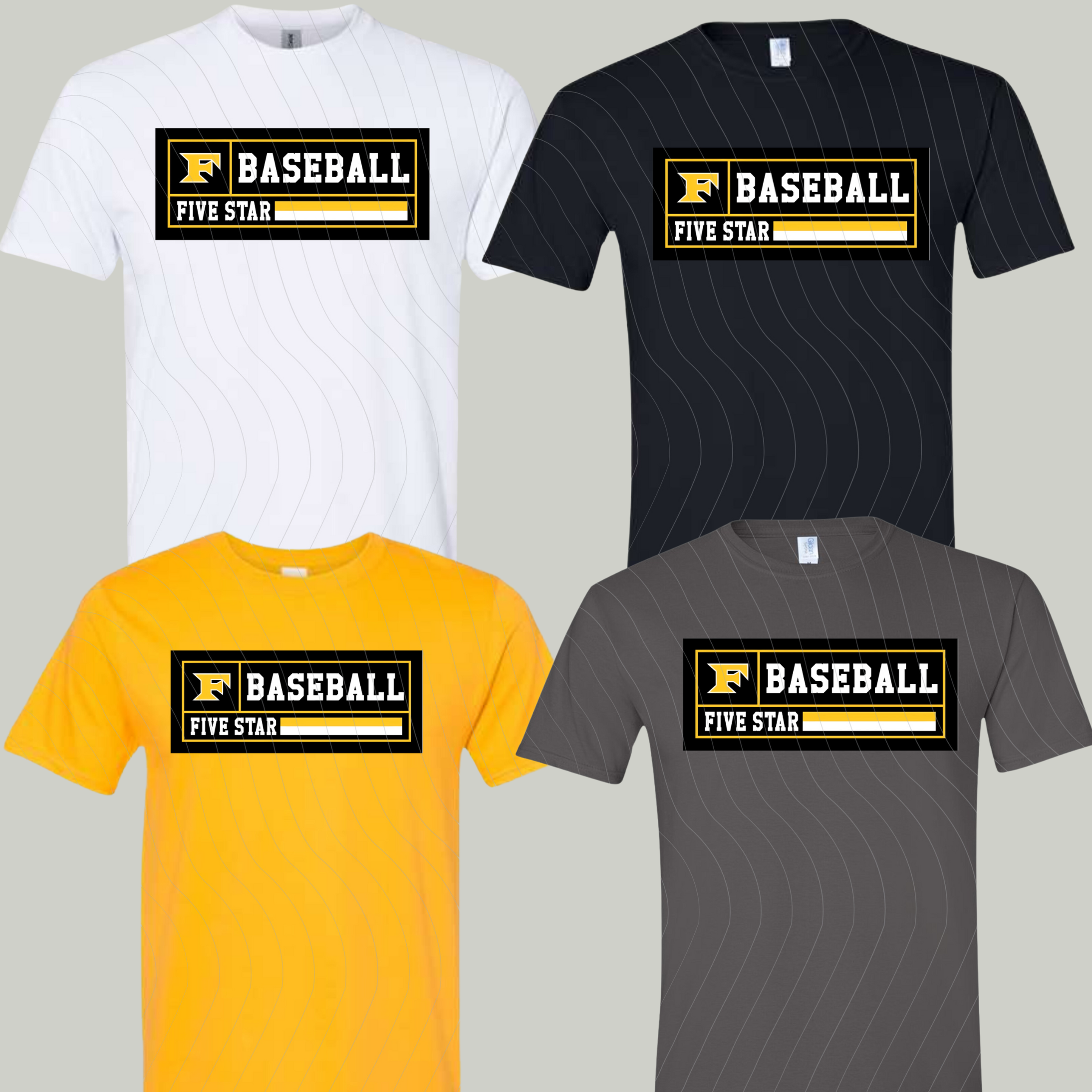 Five Star Baseball -Design A Collection – 478 Custom Design