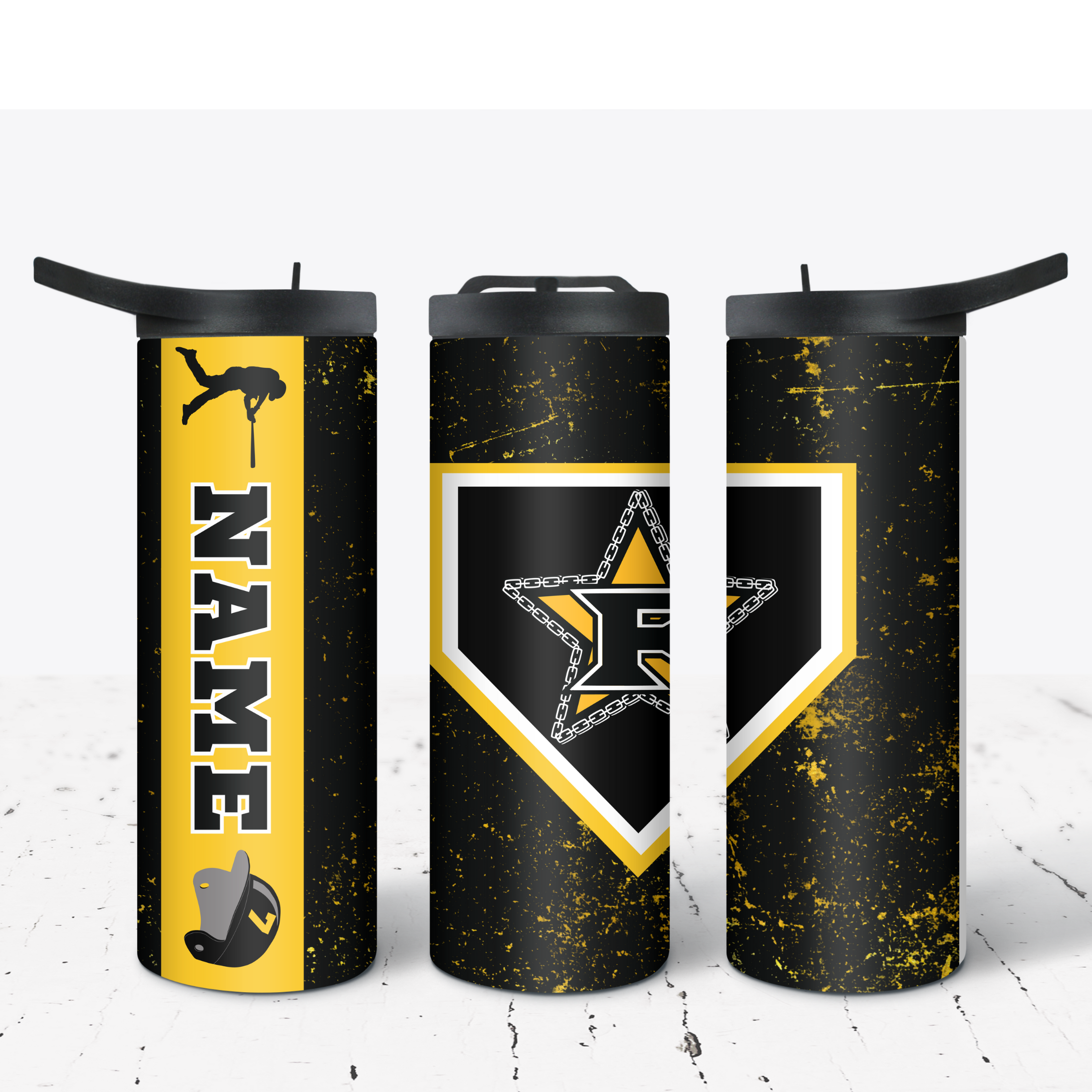Five Star Sport Tumbler Design A – 478 Custom Design